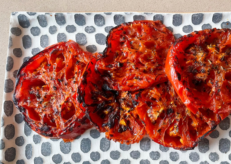 Broiled Greek Tomatoes – SKORDO