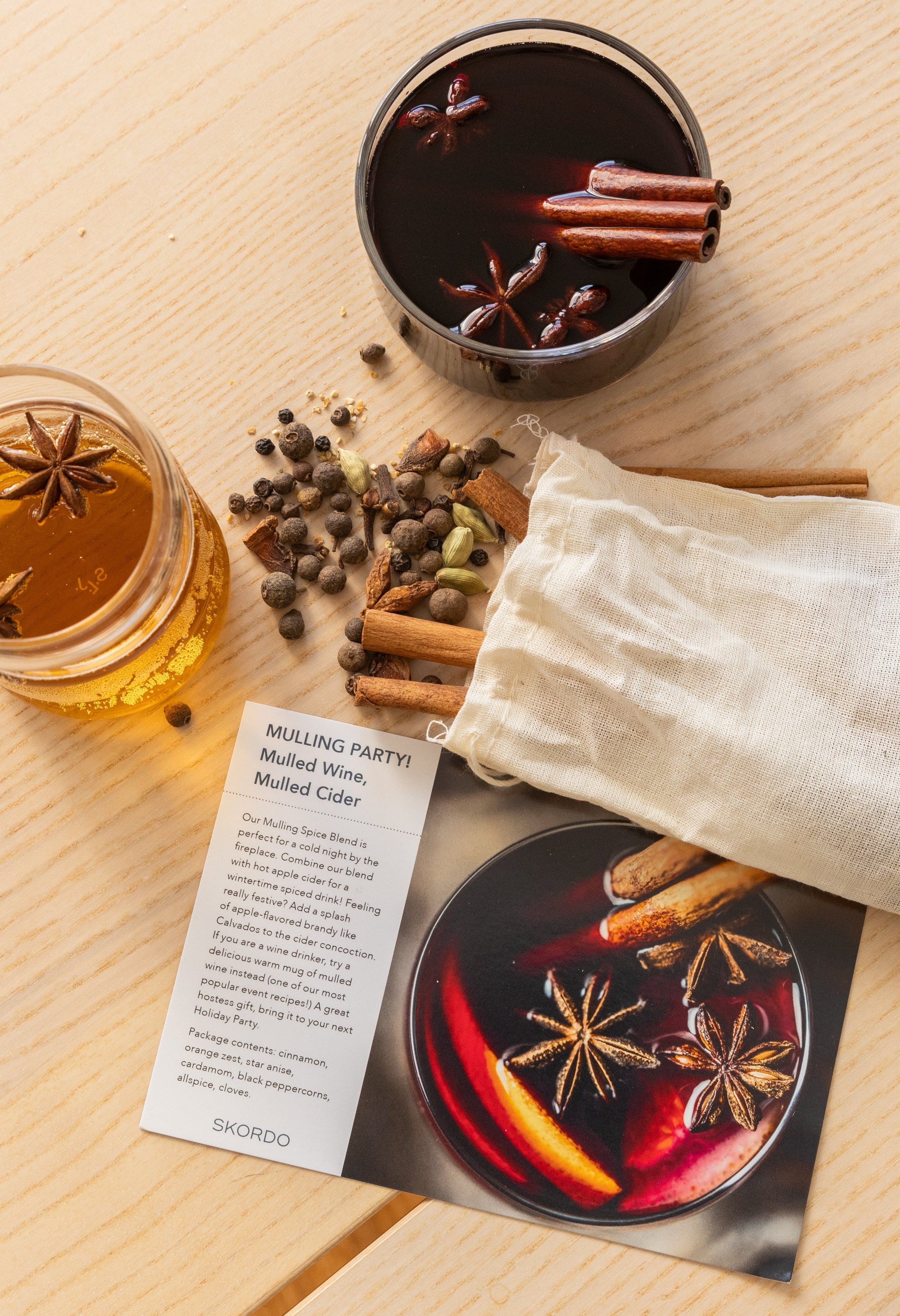 Mulling Party! Mulled Wine & Mulled Cider Recipe Kit – SKORDO