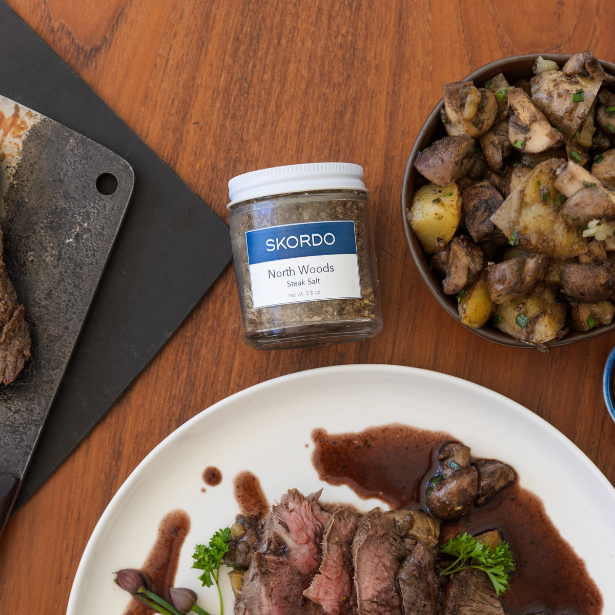 North Woods Steak Salt | SKORDO Salts & Peppers